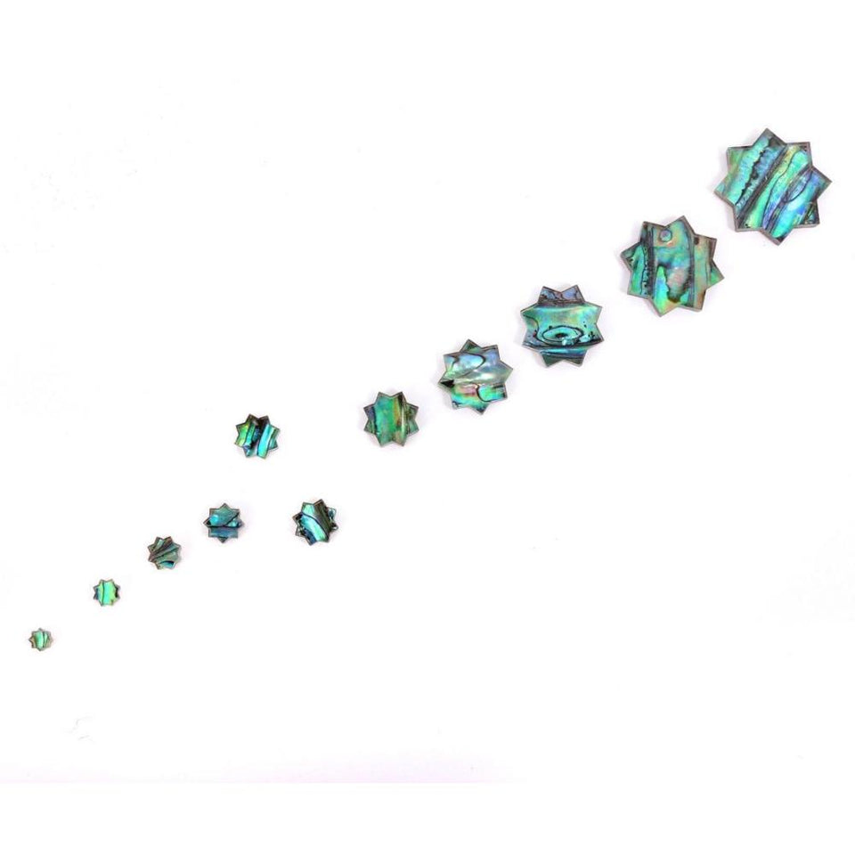 Set d'incrustations en abalone - étoiles – Jaha guitars